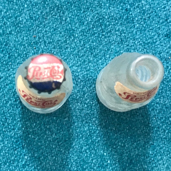 Pepsi | Accents | Miniature Glass Pepsicola Bottles Vtg 2 25 | Poshmark